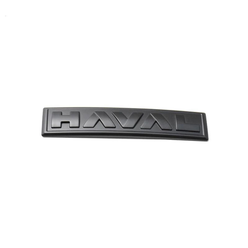 Автомобильные черные эмблемы для Great Wall Haval H6 Dargo Jolion H6\H6S H5 F7\F7X, передняя сеть, багажник, задняя наклейка, наклейка на кузов, 1 шт.
