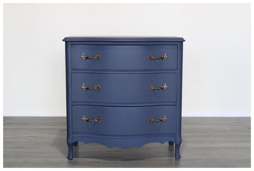 Винтажная тумбочка Джульетта с тремя ящиками (2 штуки) 38 х 68 х 66 см