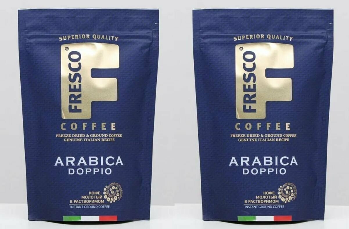 Fresco Кофе молотый, doppio, 75 г, 2 шт