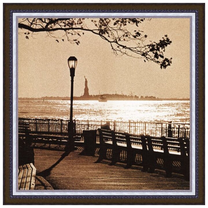 Картина на стену для интерьера Декарт настенный декор панно в раме багете в гостиную ванную детскую для офиса лофт пейзаж абстракция