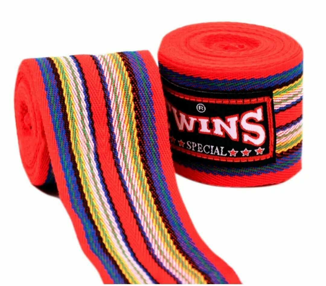 Бинты боксерские Twins CH2 красные