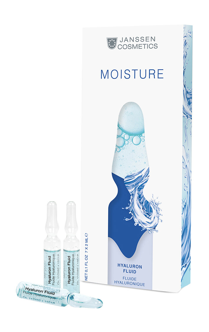 JANSSEN COSMETICS Сыворотка для лица с гиалуроновой кислотой ультраувлажняющая, 7х2 мл