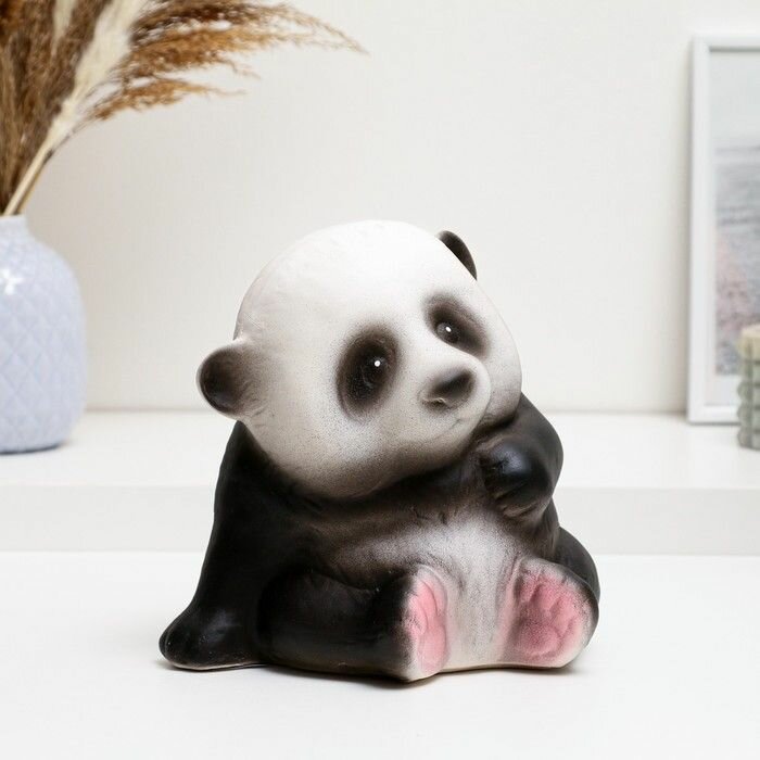 Копилка Хорошие сувениры панда, гипсовая, закрытая, 15 см