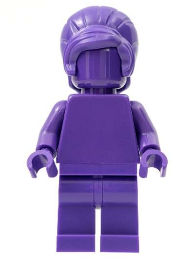 Минифигурка Lego tls107 Everyone is Awesome Dark Purple (Monochrome)