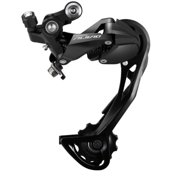Переключатель задний Shimano Alivio M3100 SGS 9 Speeg, черный