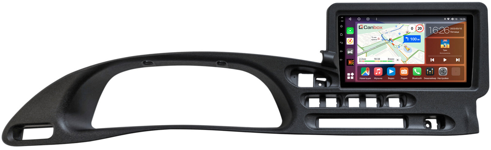 Штатная магнитола Lada Niva 2123, Niva Travel 2021-2025 Canbox H-Line 4196-9-1230 на Android 10 (4G-SIM, 6/128, DSP, QLed)