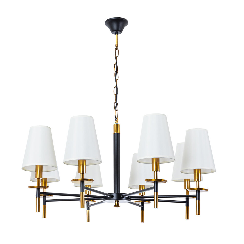 Подвесная люстра Arte Lamp Riccardo A4075LM-8BK