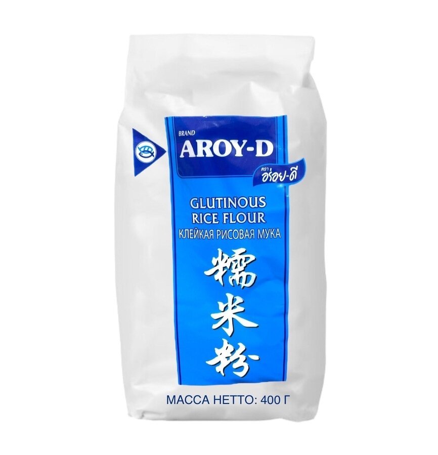 Рисовая мука клейкая Glutinous Rice Flour Aroy-D 400 г