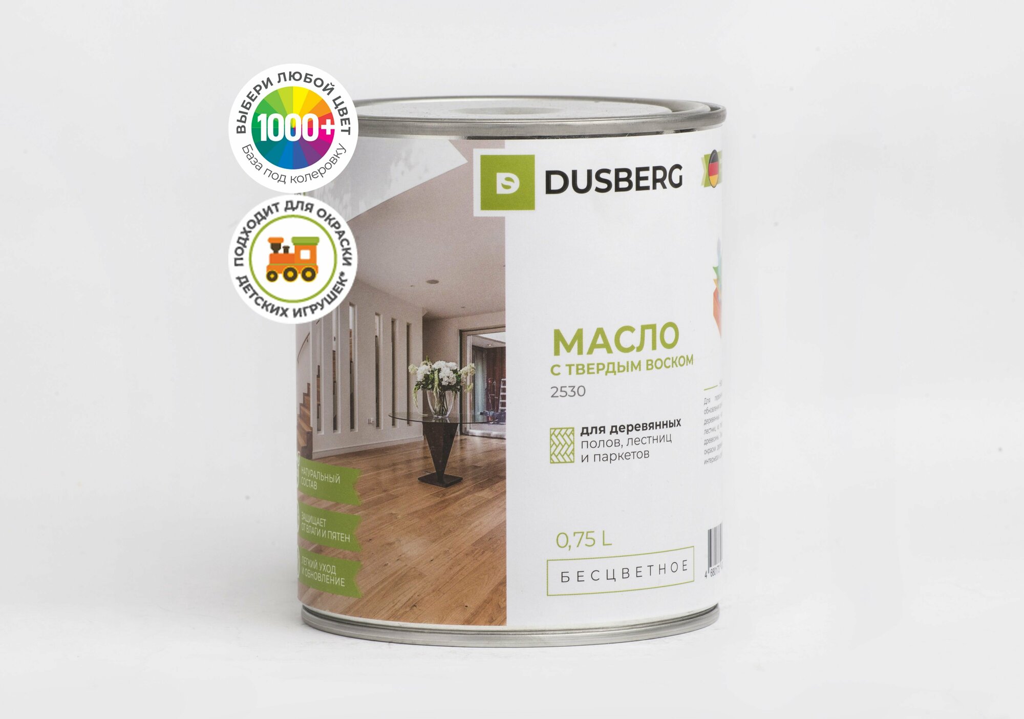 DUSBERG масло с твердым воском, бесцветное (2л)