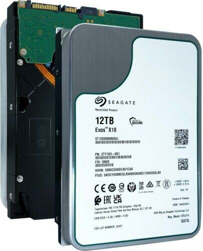 Жесткий диск SEAGATE Exos X18 12Tb (ST12000NM000J)