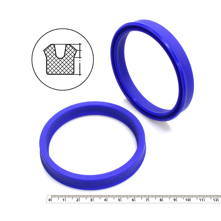 Манжета гидравлическая 70х80х12 (манжета цилиндра 80*70*12) тип UN PU (полиуретан)