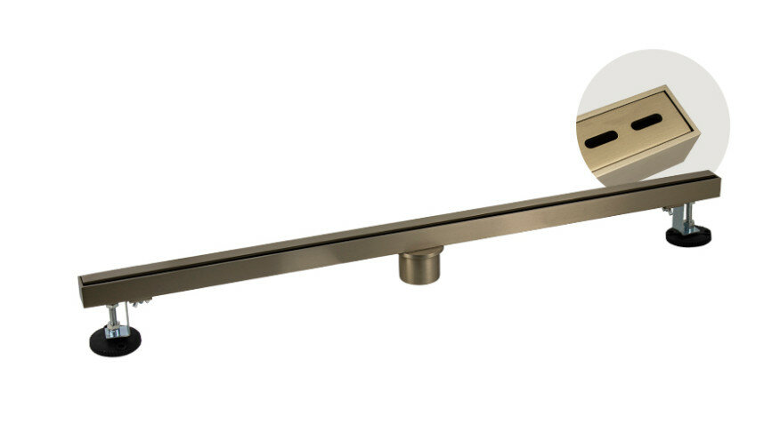 Трап санакс 40064 золото 800х32 мм линейный с сухим затвором