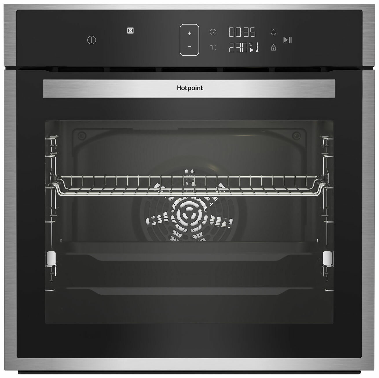Электрический духовой шкаф Hotpoint FE8 1351 DSH IX 59 см, 72 л гриль конвекция, серебристый