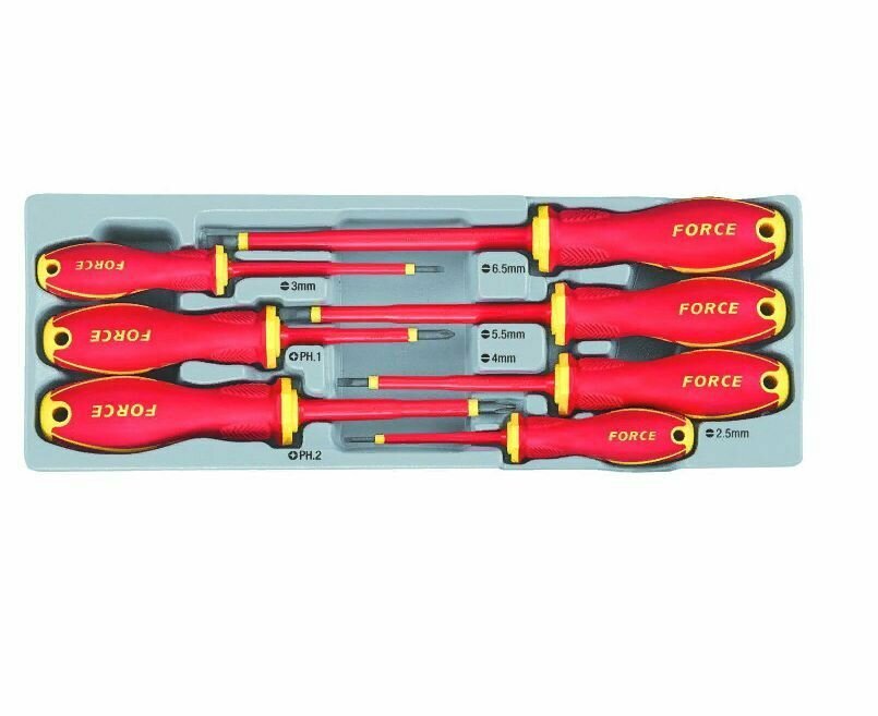 Набор диэлектрических отверток FORCE 20715N