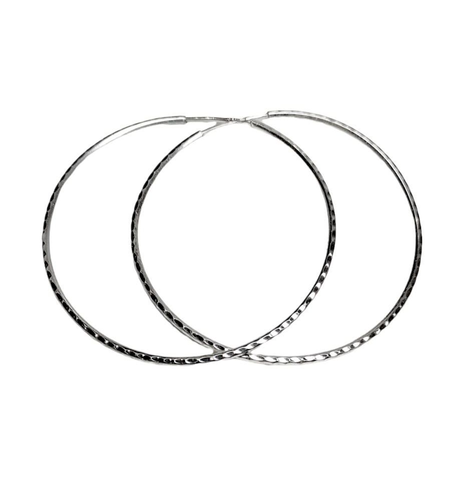 Серьги конго, серебро, 925 проба