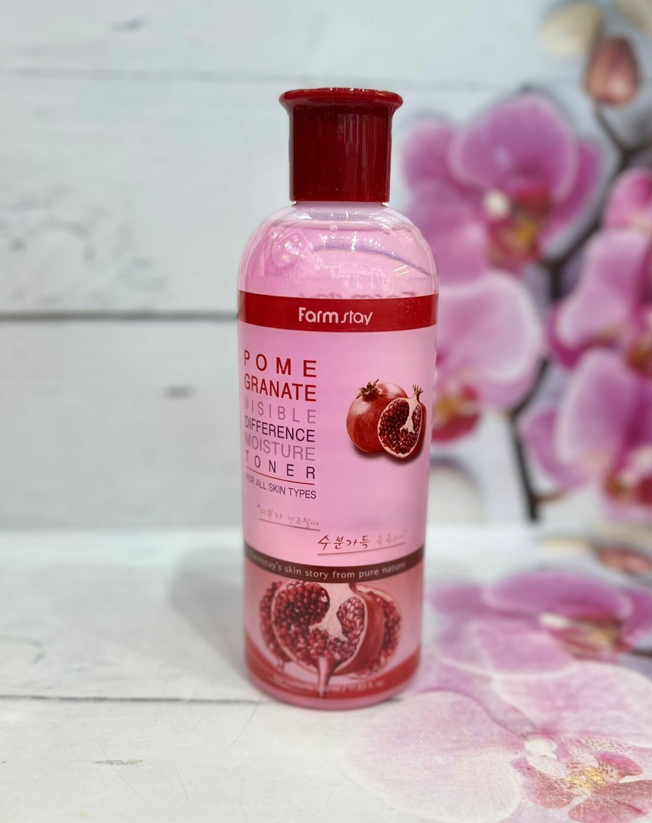 Тонер для лица FS Visible Difference Moisture Toner Pomegranate 350мл, Корея.