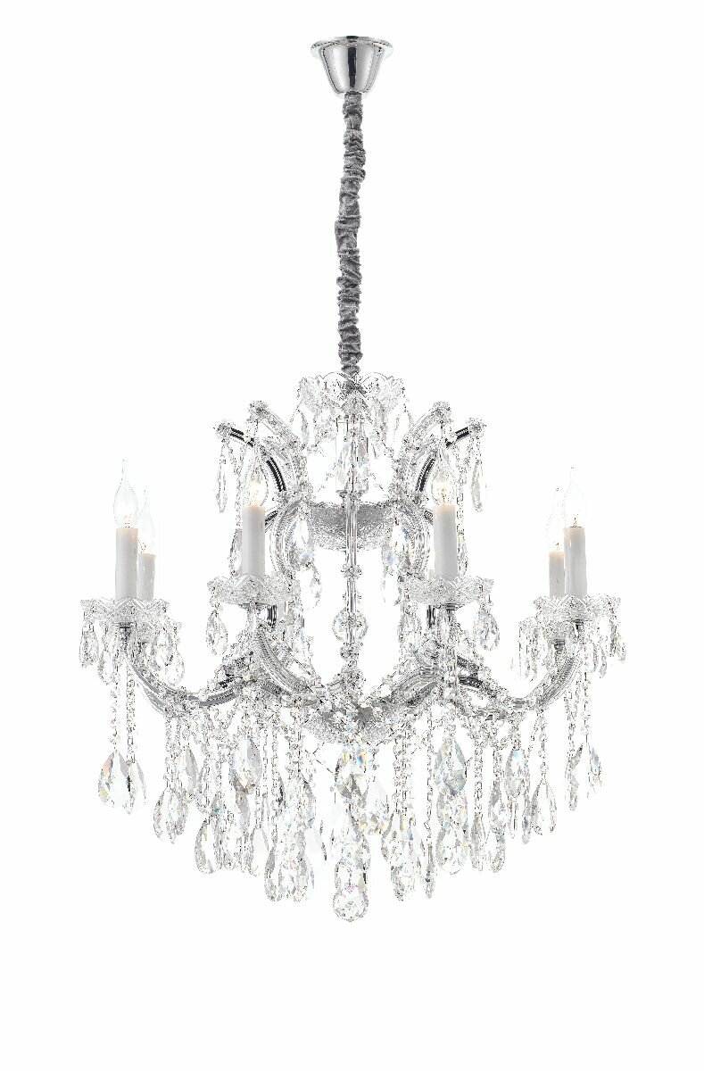 Подвесная люстра iLamp Diamond 6071-8 CR+CL