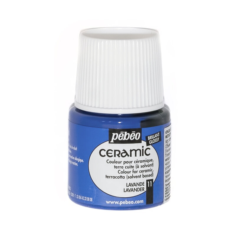 Краска по керамике и металлу "PEBEO" Ceramic 45 мл 025-011 лавандовый