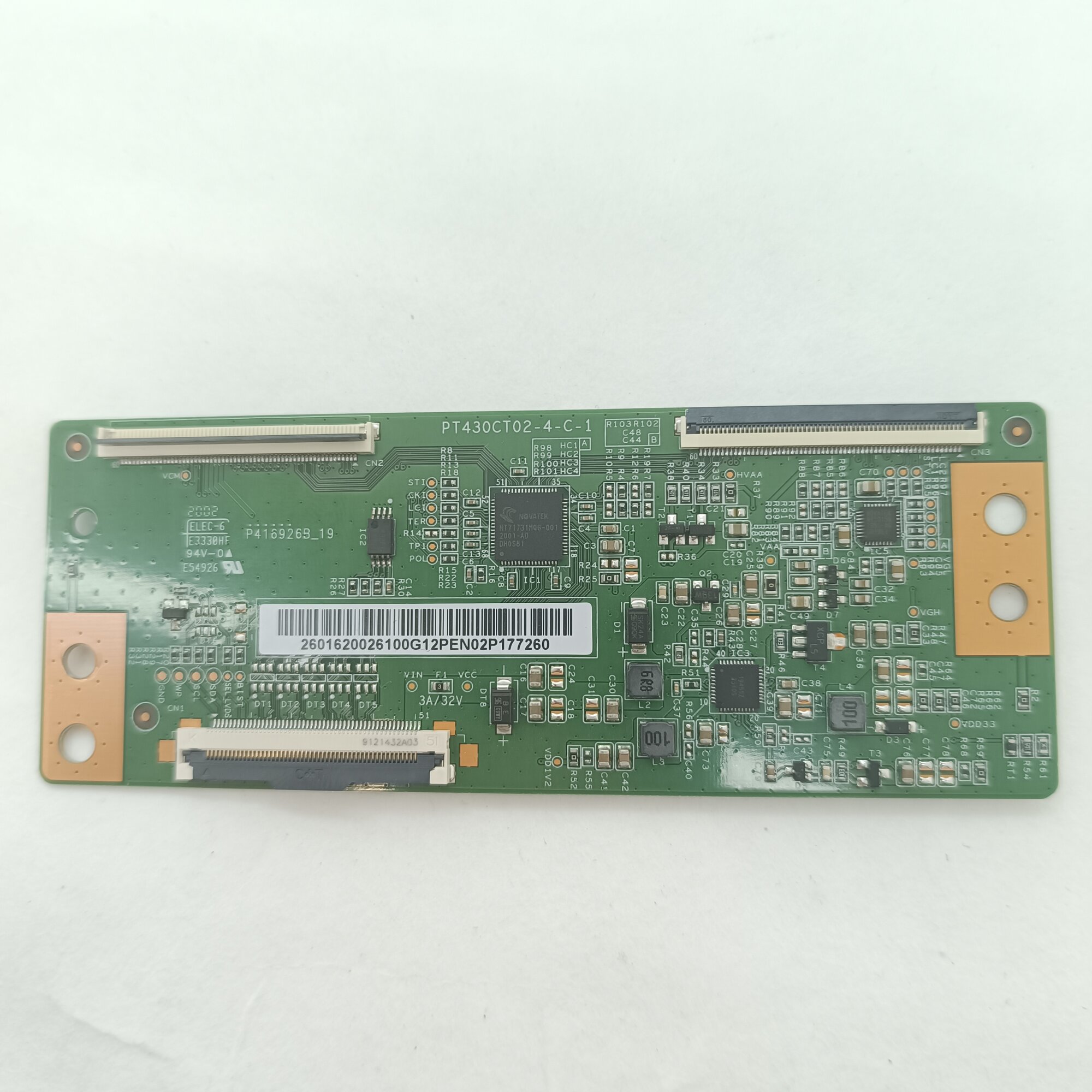 T-CON (PT430CT02-4-C-1) для ASANO 43LF7020S с разбора Б/У