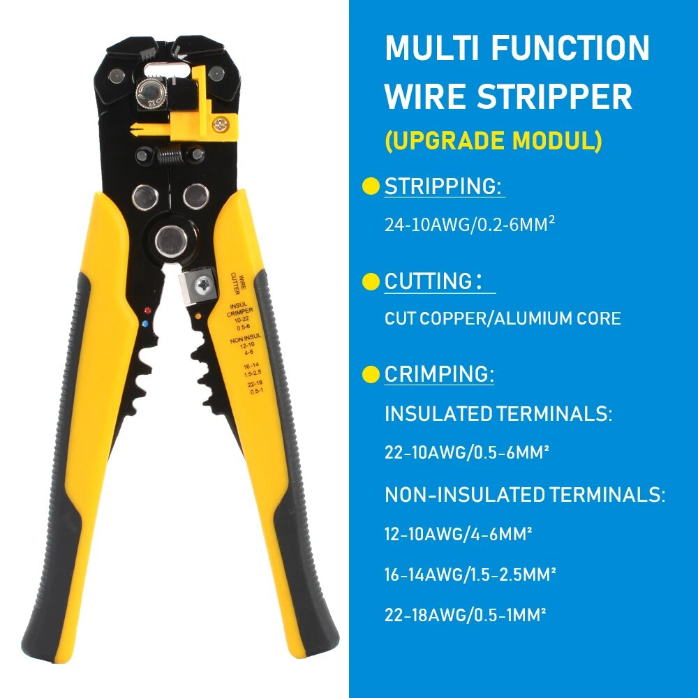 Мультитул для проводов Seven Floor, Upgrade Model Yellow