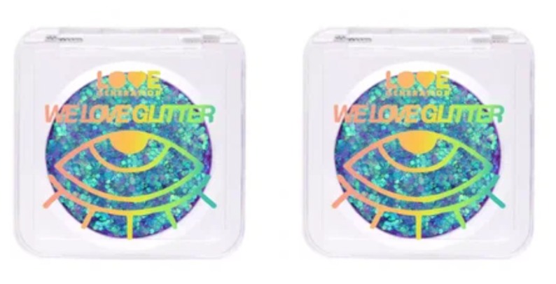 Глиттер для лица Love Generation We love glitter, тон 05 фиолетово-зеленый, 1,8 г, 2 шт