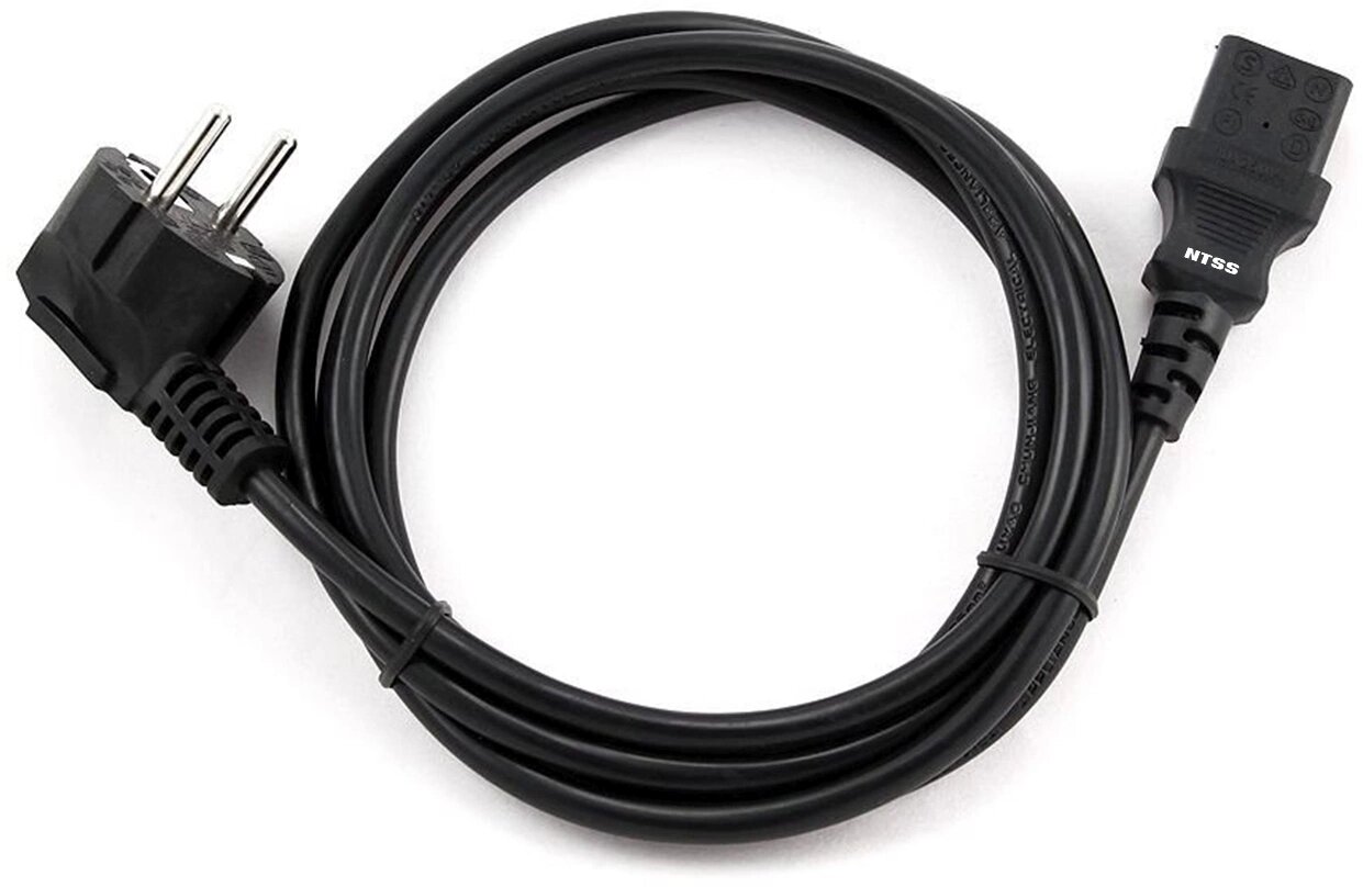 Шнур питания NTSS NTSS-PC13771 C13-Schuko проводник:3x0.75мм2 1.8м 220/250В 10А белый