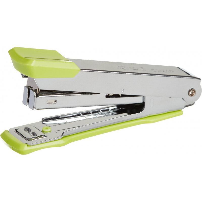 Deli Степлер Essential, до 15 листов, с антистеплером