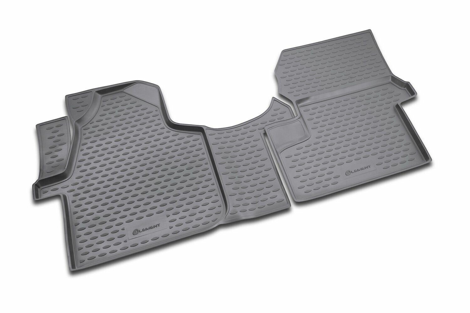 Коврики Standard, в салон для VW Crafter 2006-2015, 2 шт. (полиуретан, серые) Element. NLC.51.24.211