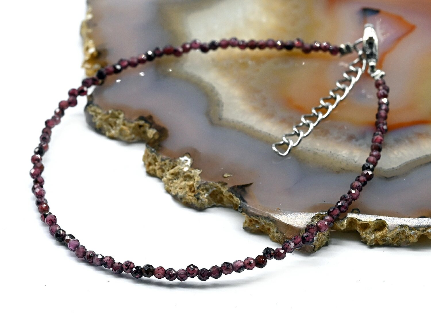 Браслет, гранат