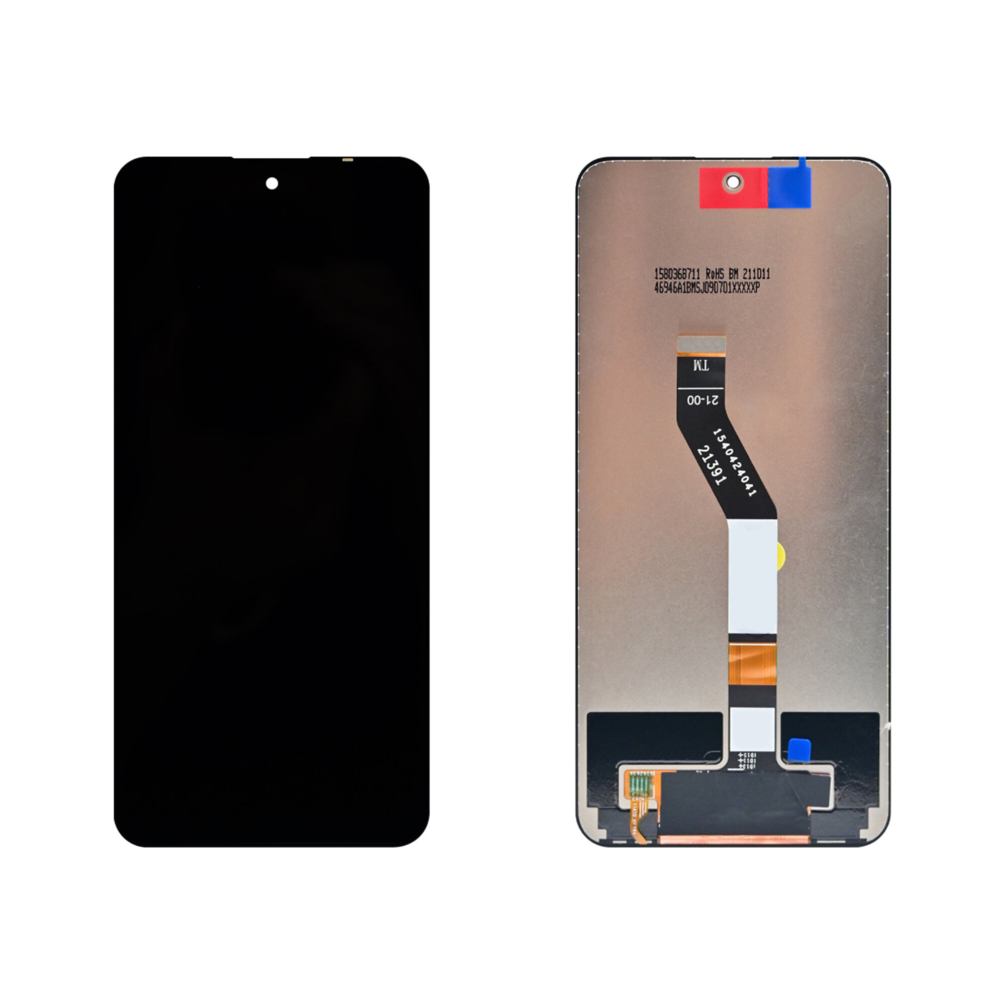 Дисплей (экран) в сборе с тачскрином для Xiaomi Poco M4 Pro 5G, Redmi Note 11S 5G черный / 1080х2400