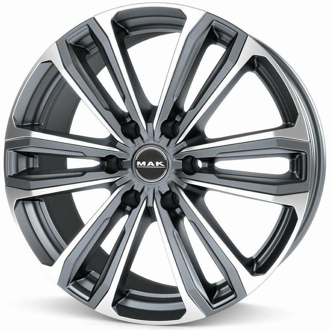 Колесный диск MAK Safari 6 8x18 6x139,7 ET20 112 Gun Met-Mirror Face литой для автомобиля