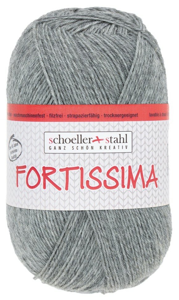 Пряжа Austermann 90038 Fortissima Socka 4-fach Uni 100 г 420 м #2056