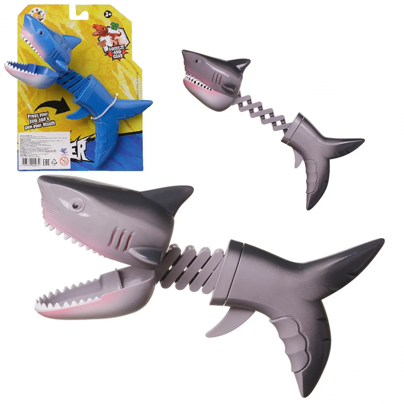 Игрушка Junfa Зубастики Акула, выдвижная 19 см WE-16983