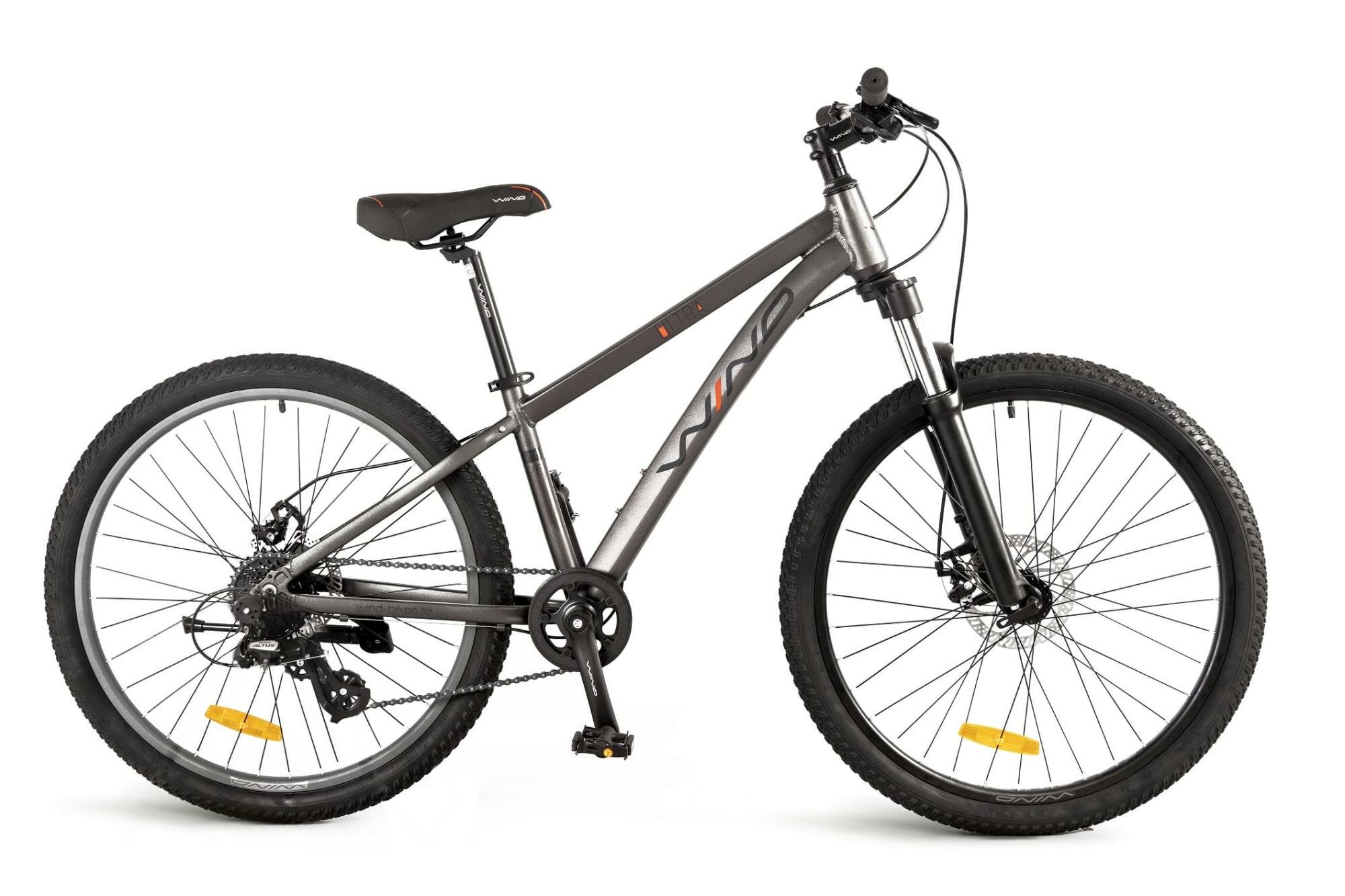 Велосипед WIND Ultra 24", 8ск (требует финальной сборки), Цвет серый