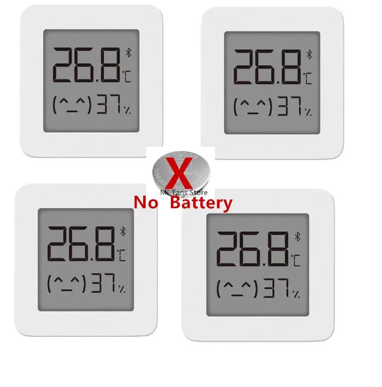 Xiaomi Bluetooth-совместимый цифровой термогигрометр Mijia Thermometer 2