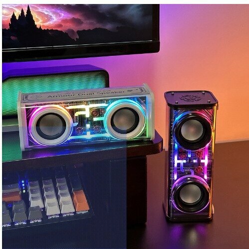 Портативная акустика Neutral Mecha Audio, 10 Вт, 1200-2000 мА, Bluetooth 5.3, белая — фото 1