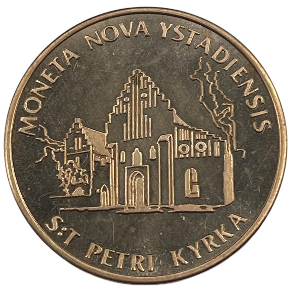Швеция, Истад 10 крон 1980 г. (Церковь Святого Петра)