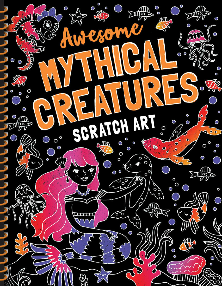 Mythical Creatures Scratch Art