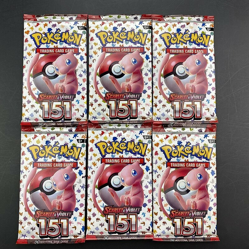 Pokemon TCG: Scarlet & Violet 151, классические торговые карты (10/20 шт.) 2bag