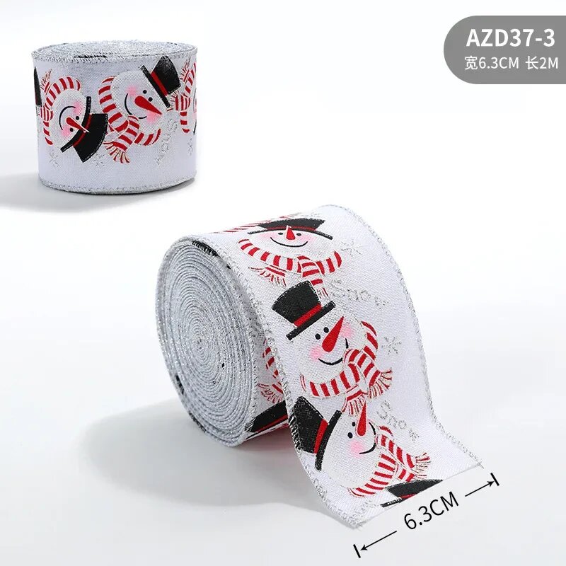 Рождественские льняные ленты MOONBIFFY N