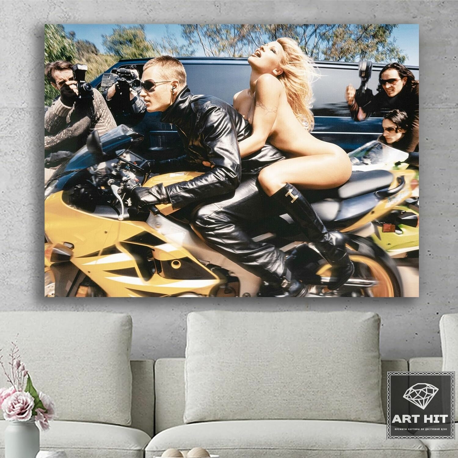 Картина голая девушка, эротика, 50х70 см.