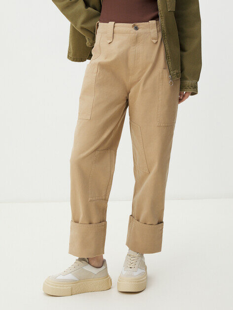 Джинсы карго 