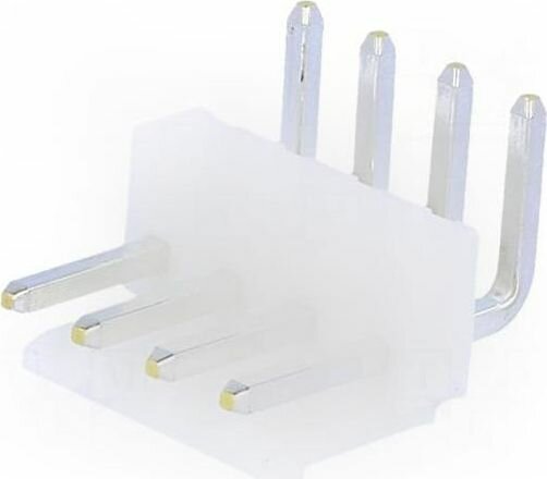 Разъем JST B4PS-VH (LF)(SN) Разъем типа провод-плата угловой 3.96 мм 4 конт 1шт