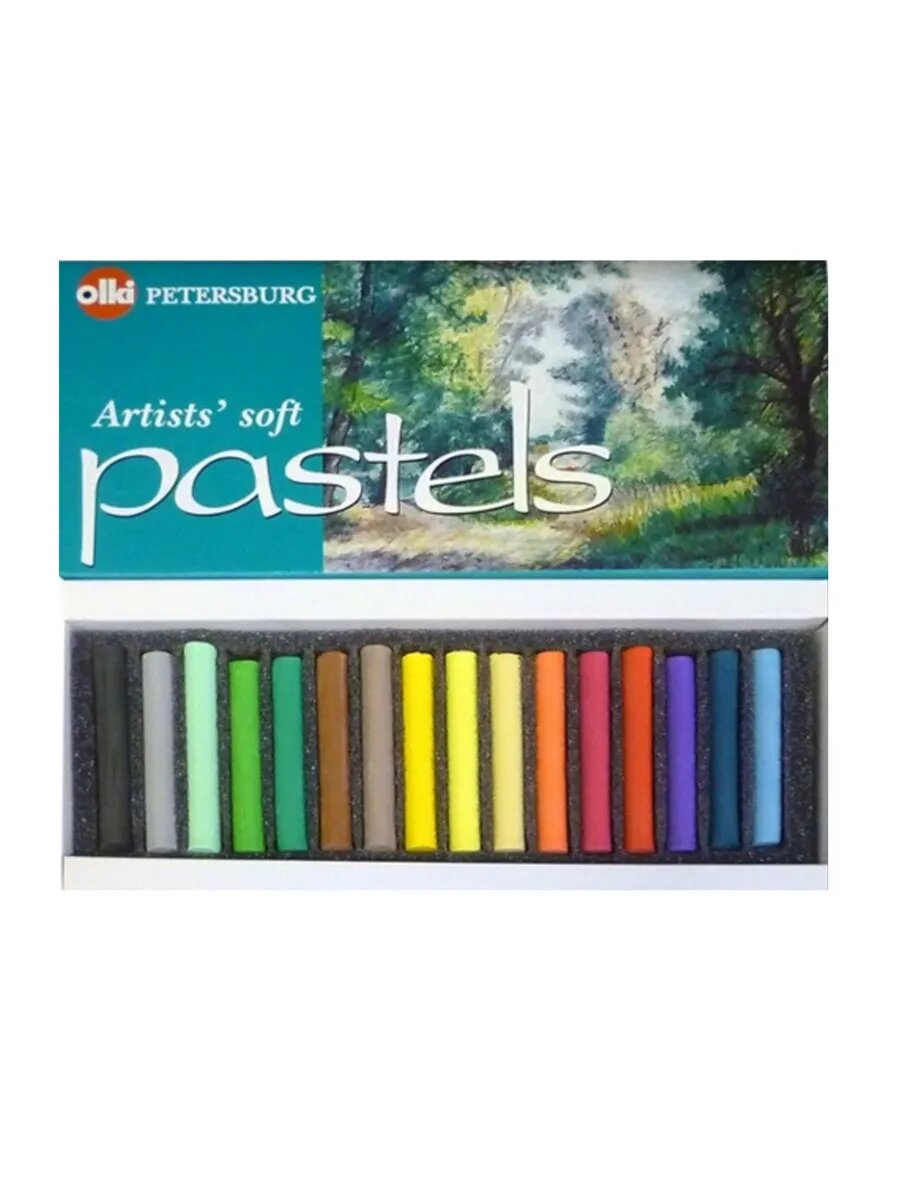 Пастель сухая 16 цветов