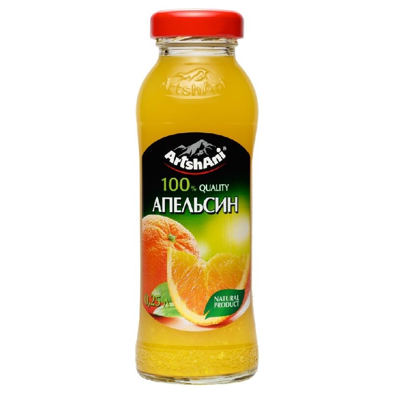 Нектар ARTSHANI апельсиновый /стекло/ 0,25л
