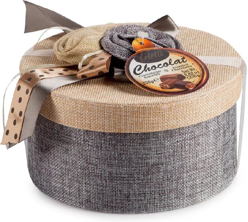 Конфеты FELETTI Elodie Ассорти шоколадных пралине /картон/ 250г