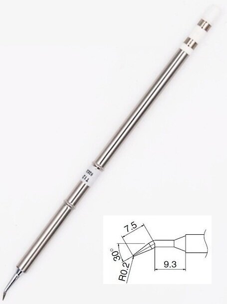 Жало (насадка, наконечник) для индукционных паяльников T12-JL02