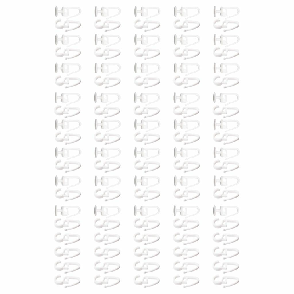 100 шт. крючки для карнизов, рельсы, набор потолочных планеров, 50 шт, запираемый складной подвесной S-образный крючок