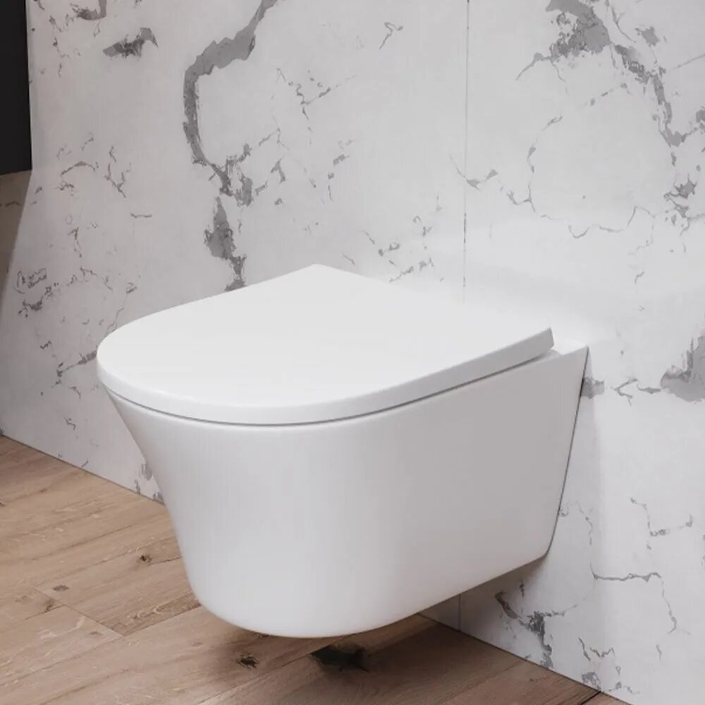 Инсталляция Damixa Skyline, подвесной унитаз, с сиденьем, 6 в 1, безободковая, Дания