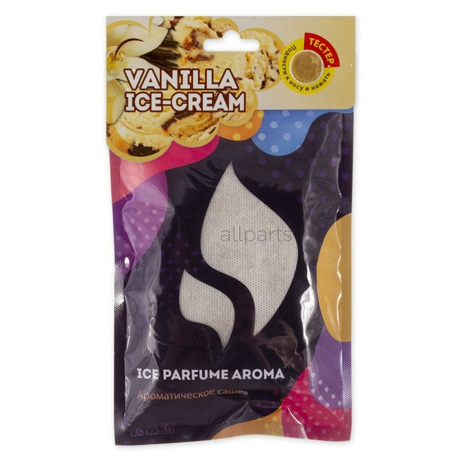 ARNEZI A1509045 Ароматизатор под сиденье, гранулы Саше "Vanilla Ice-cream" ARNEZI A1509045